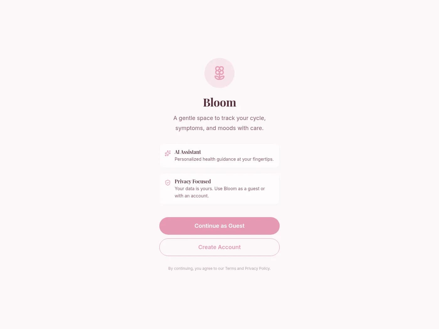 Bloom Period Tracker