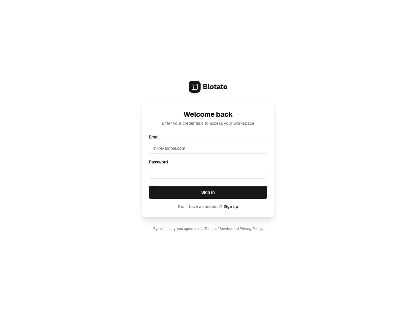 Blotato Clone App