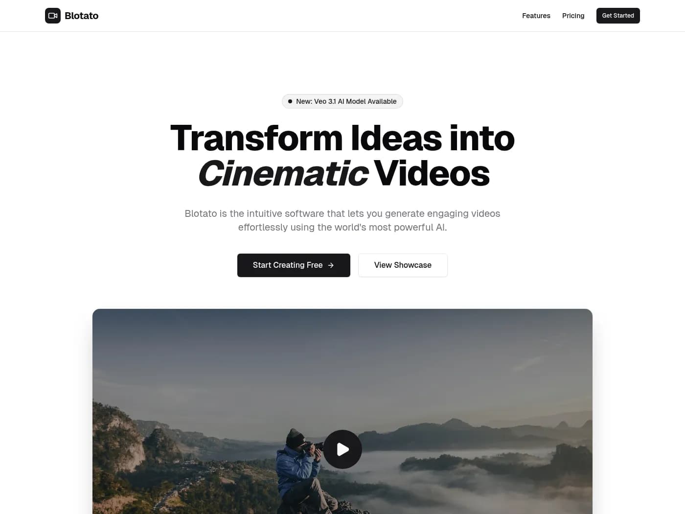Blotato Video Creator
