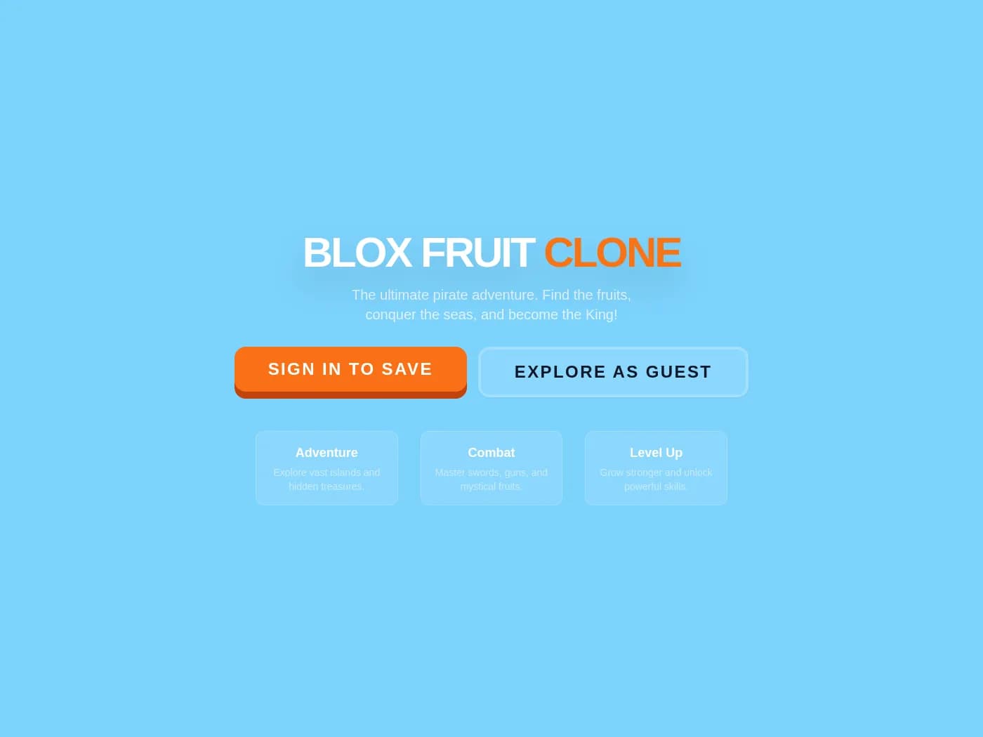 Blox Fruit Clone
