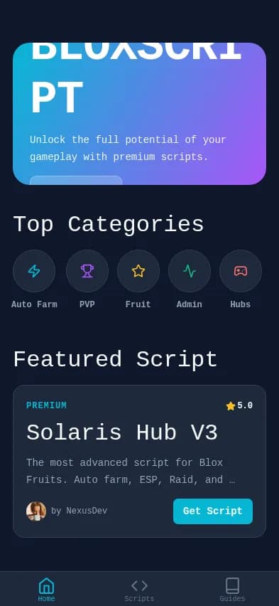 Blox Fruits Script Hub