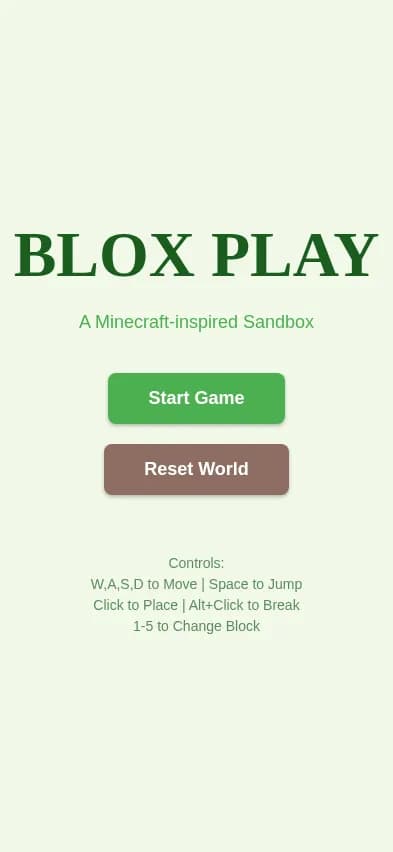 Blox Play Sandbox