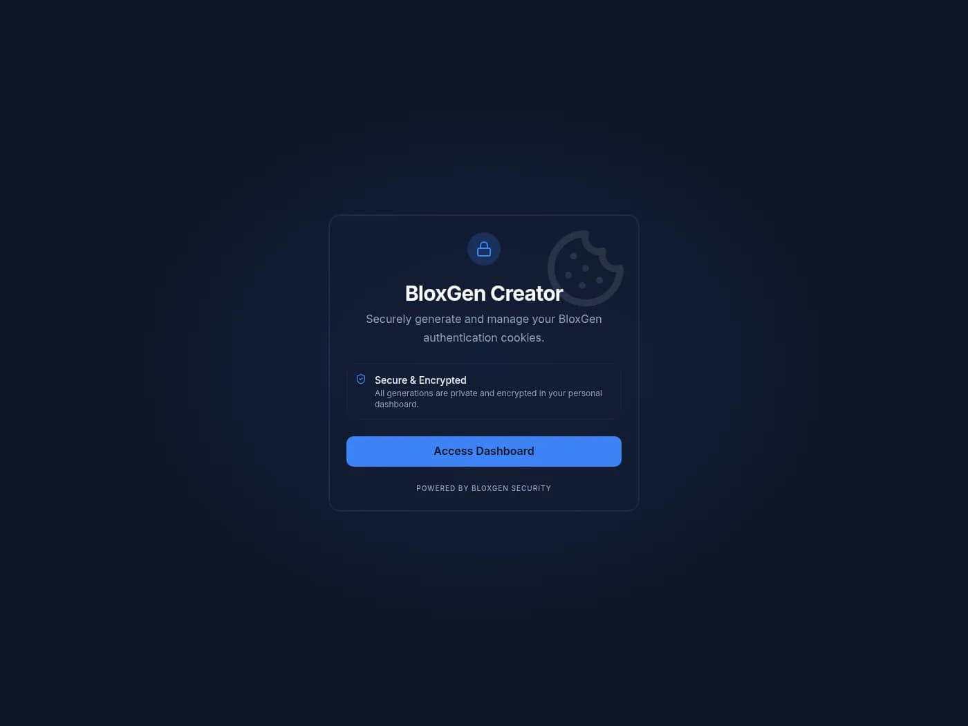 BloxGen Cookie Creator