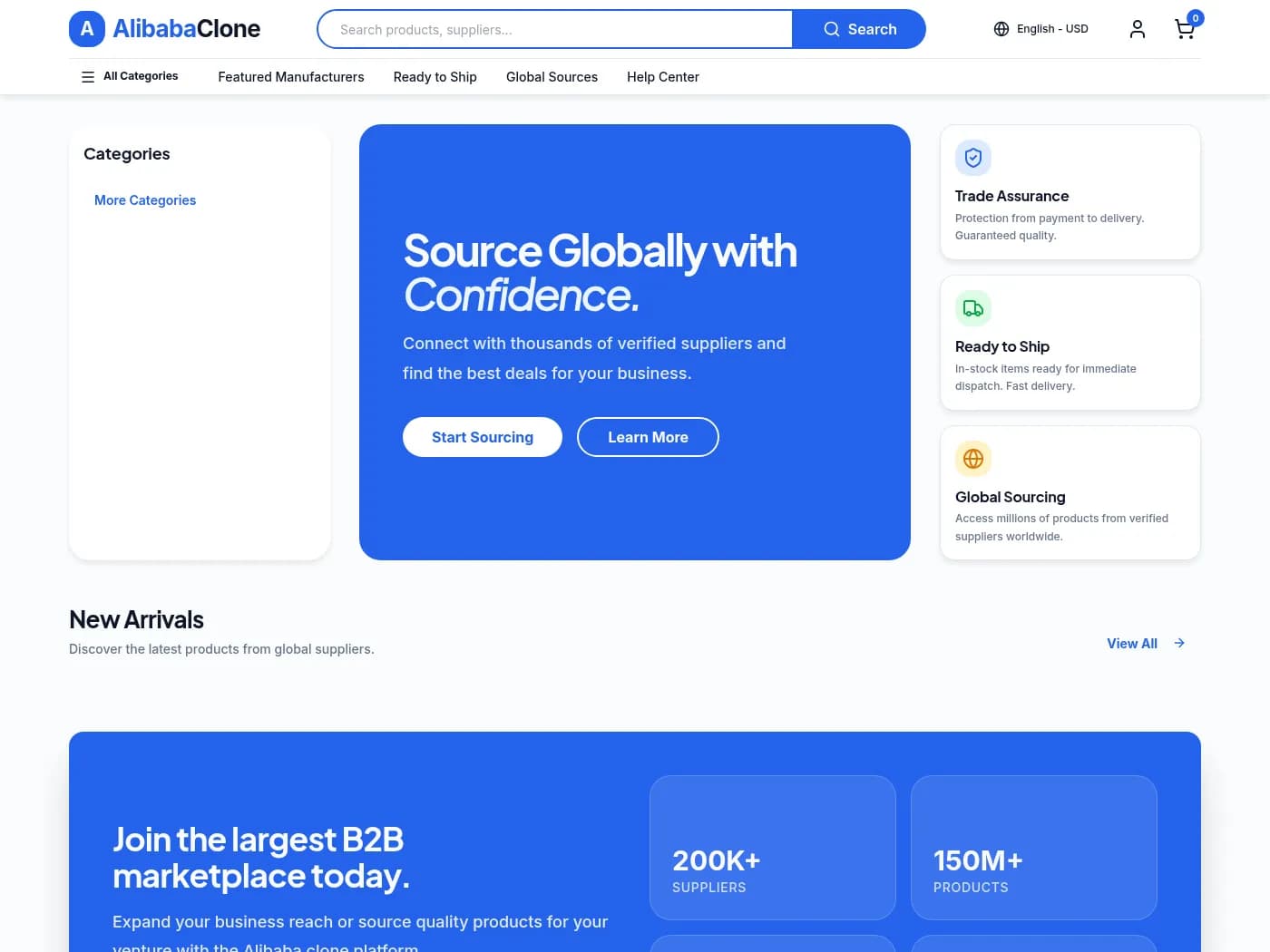 Blue Alibaba Clone