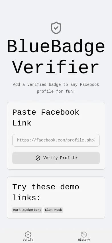 BlueBadge Verifier