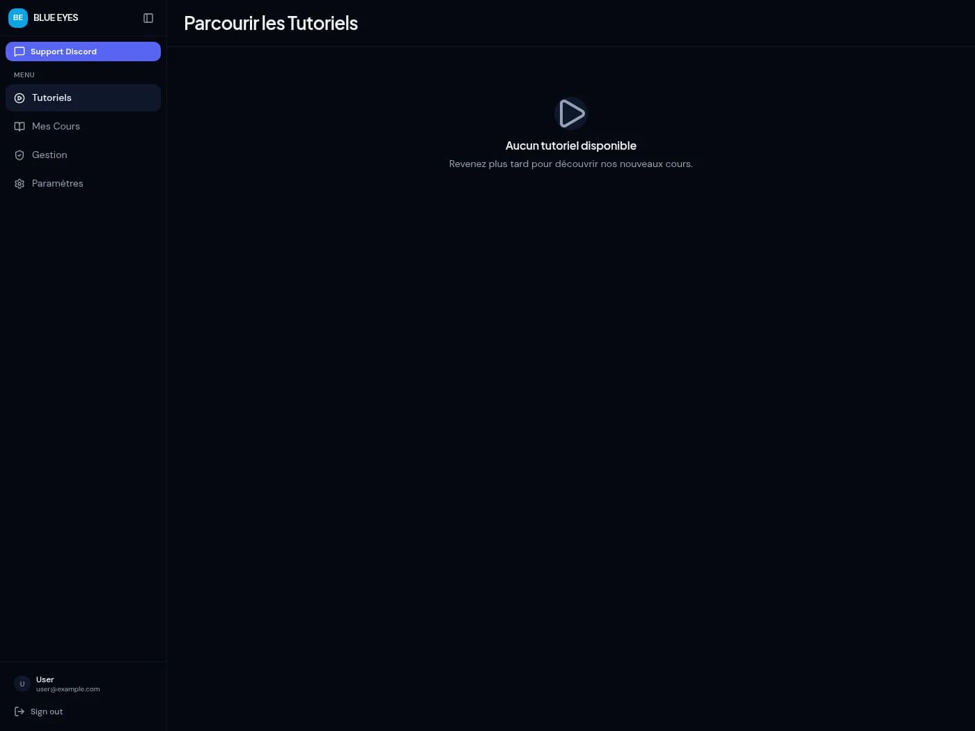 Blue Eyes Admin Panel
