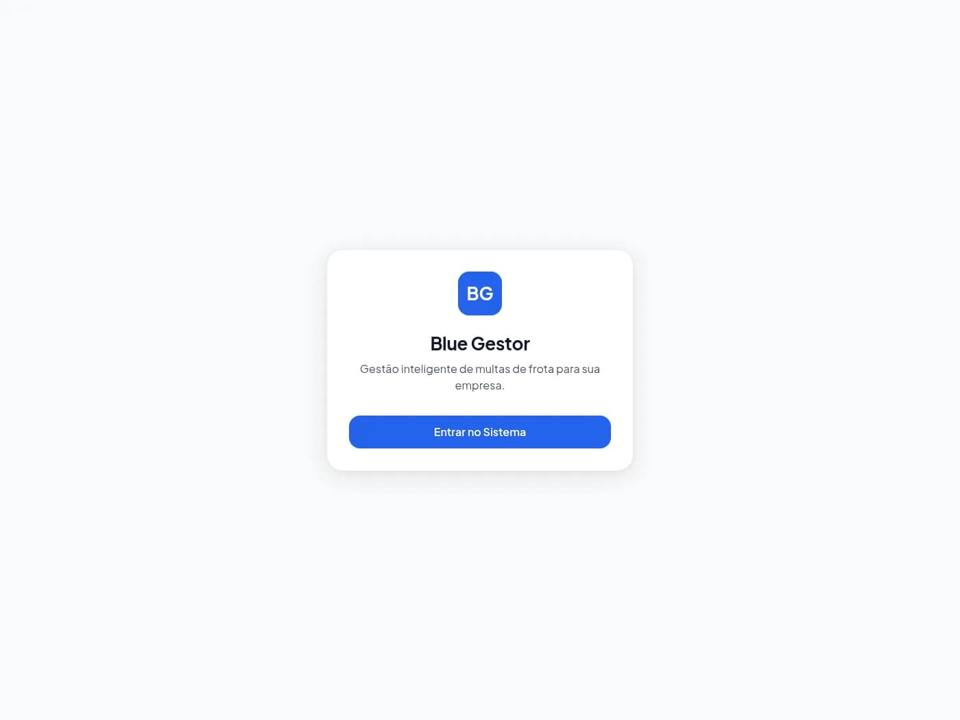 Blue Gestor SaaS