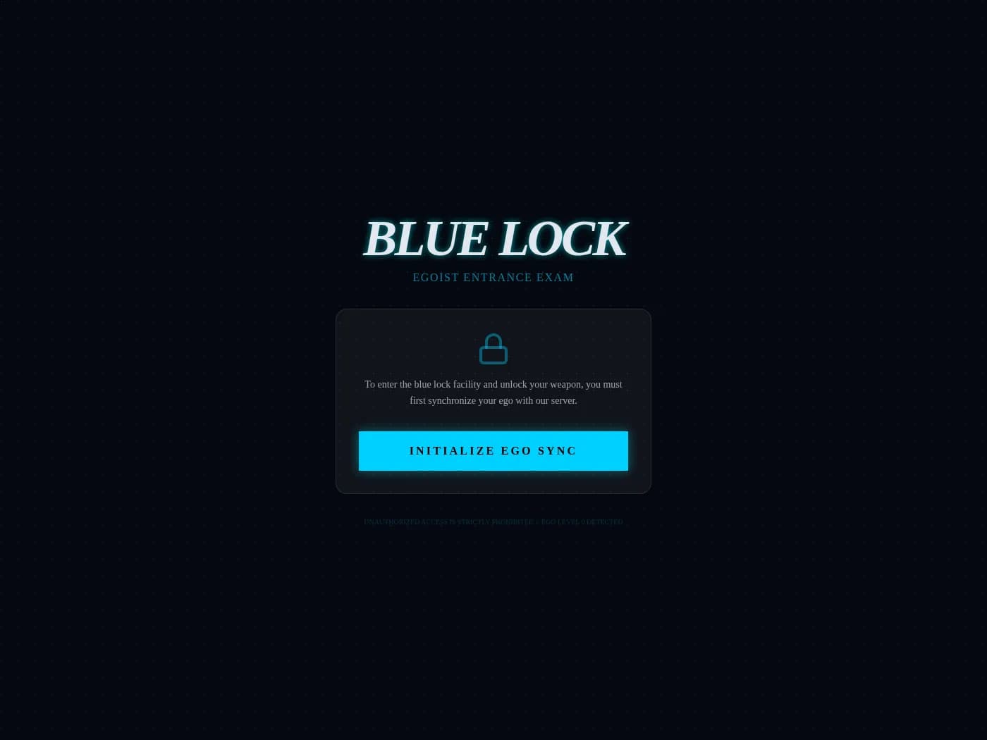 Blue Lock 3D Soccer