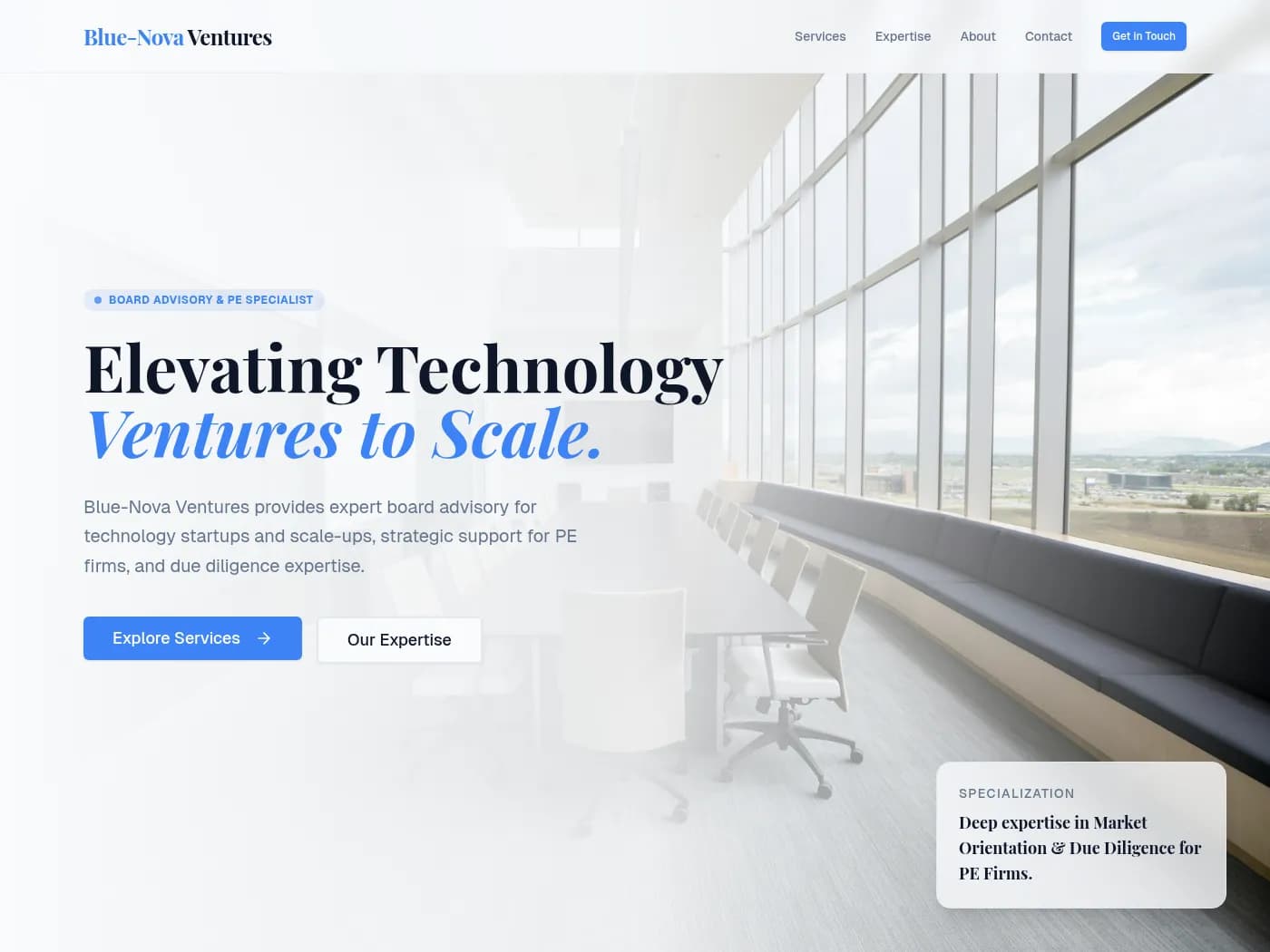 Blue-Nova Ventures Site