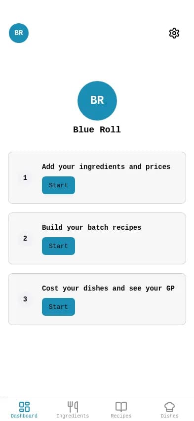 Blue Roll Chef App