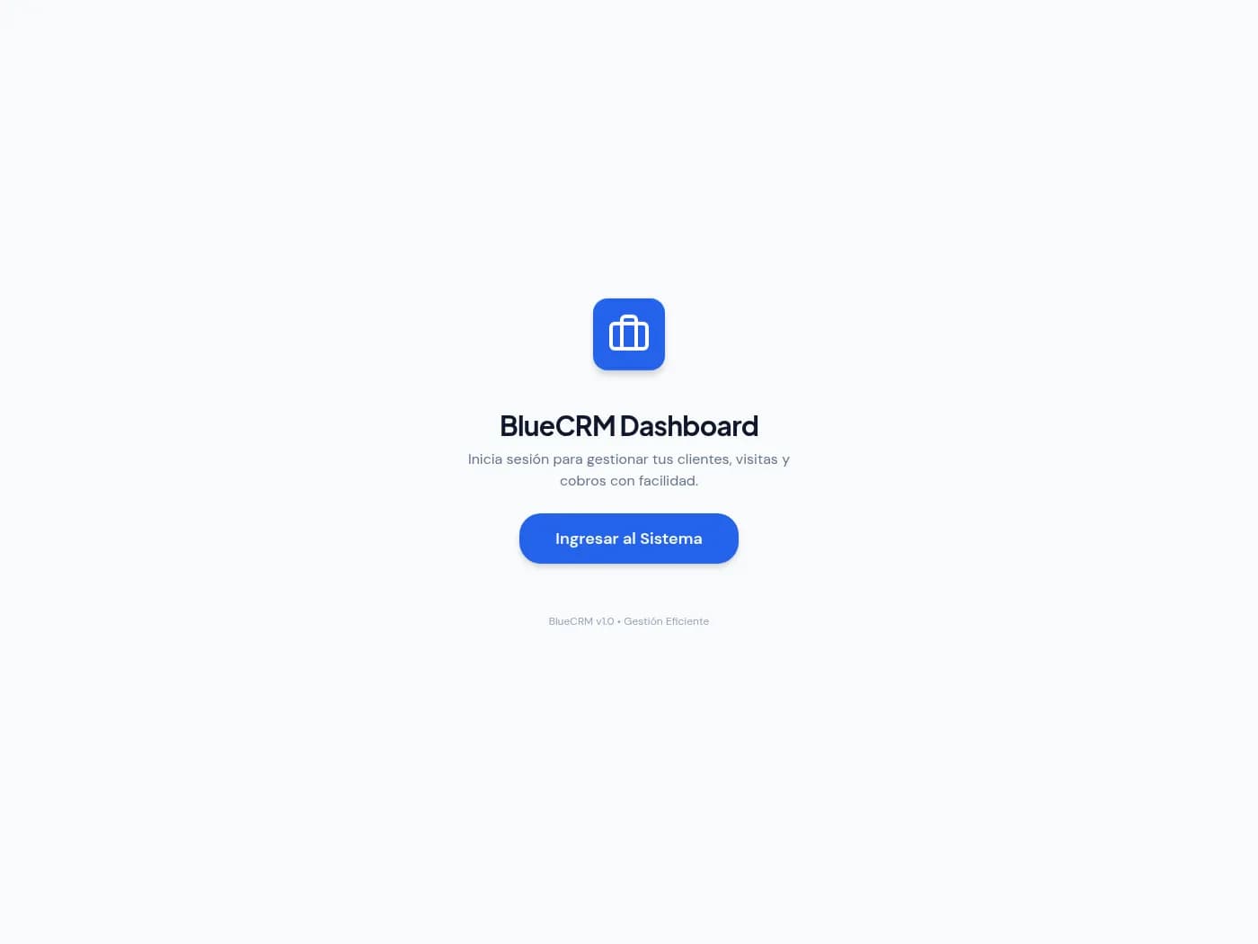BlueCRM Dashboard