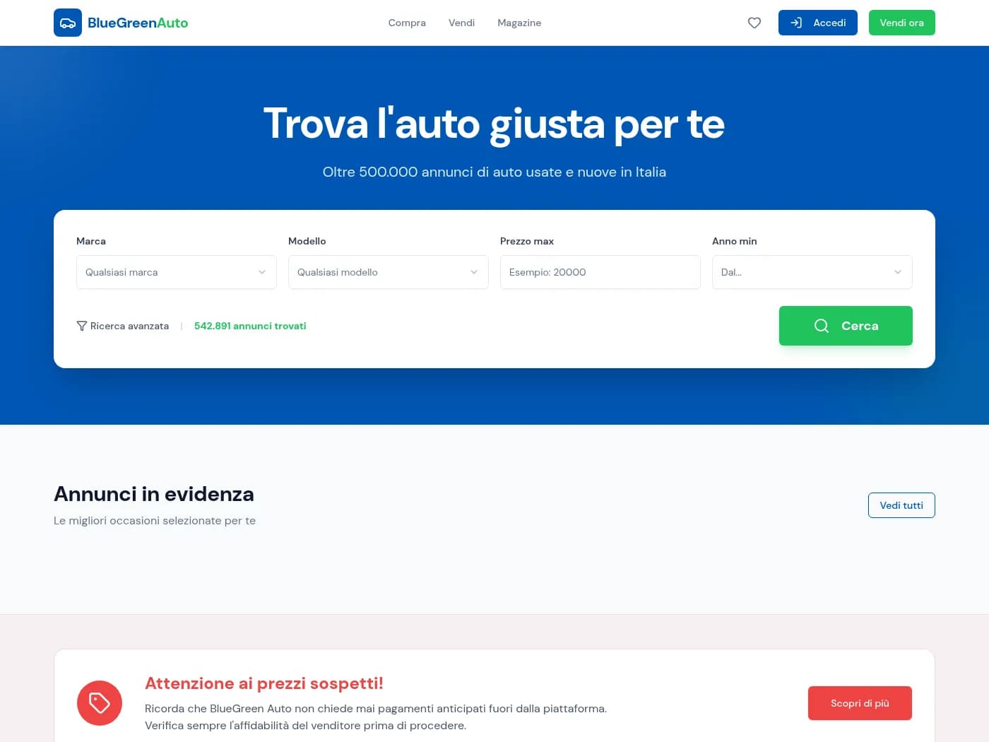 BlueGreen Auto Market