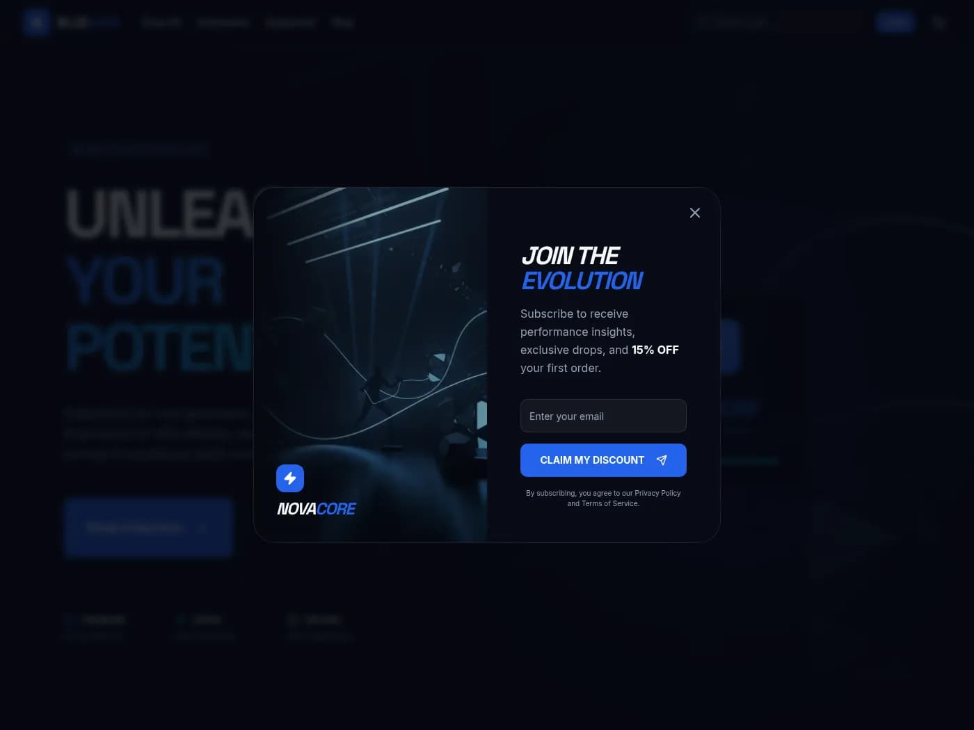BlueNova Shopify Store