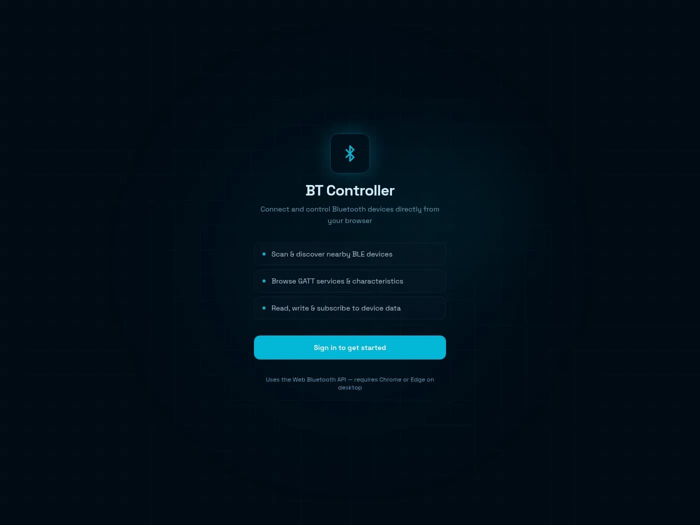Bluetooth Device Controller