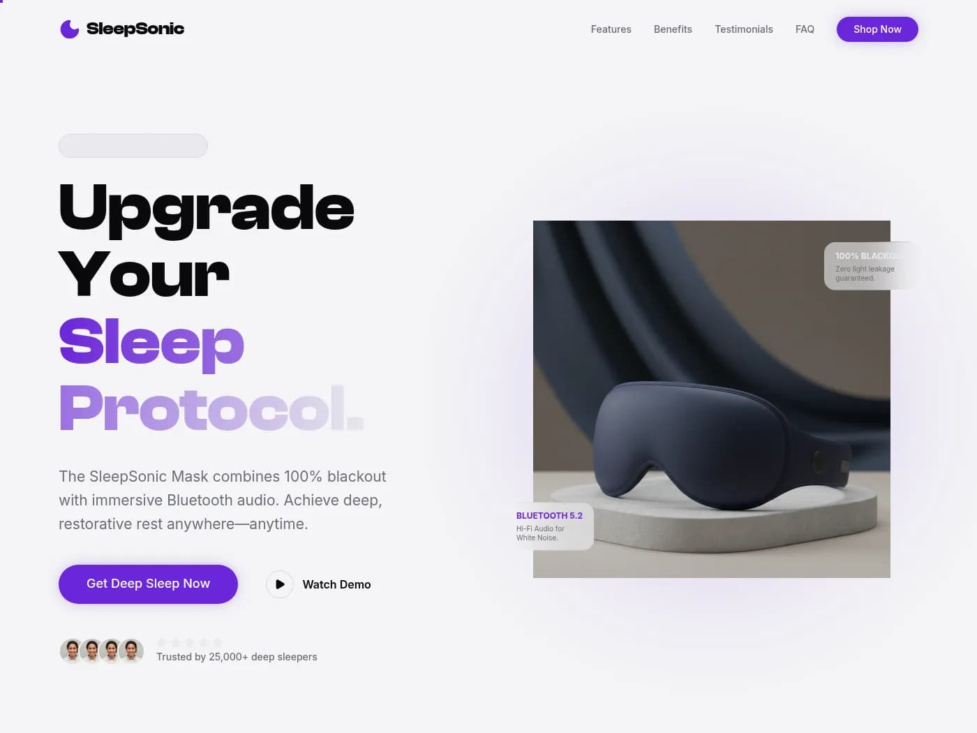 SleepSonic Mask