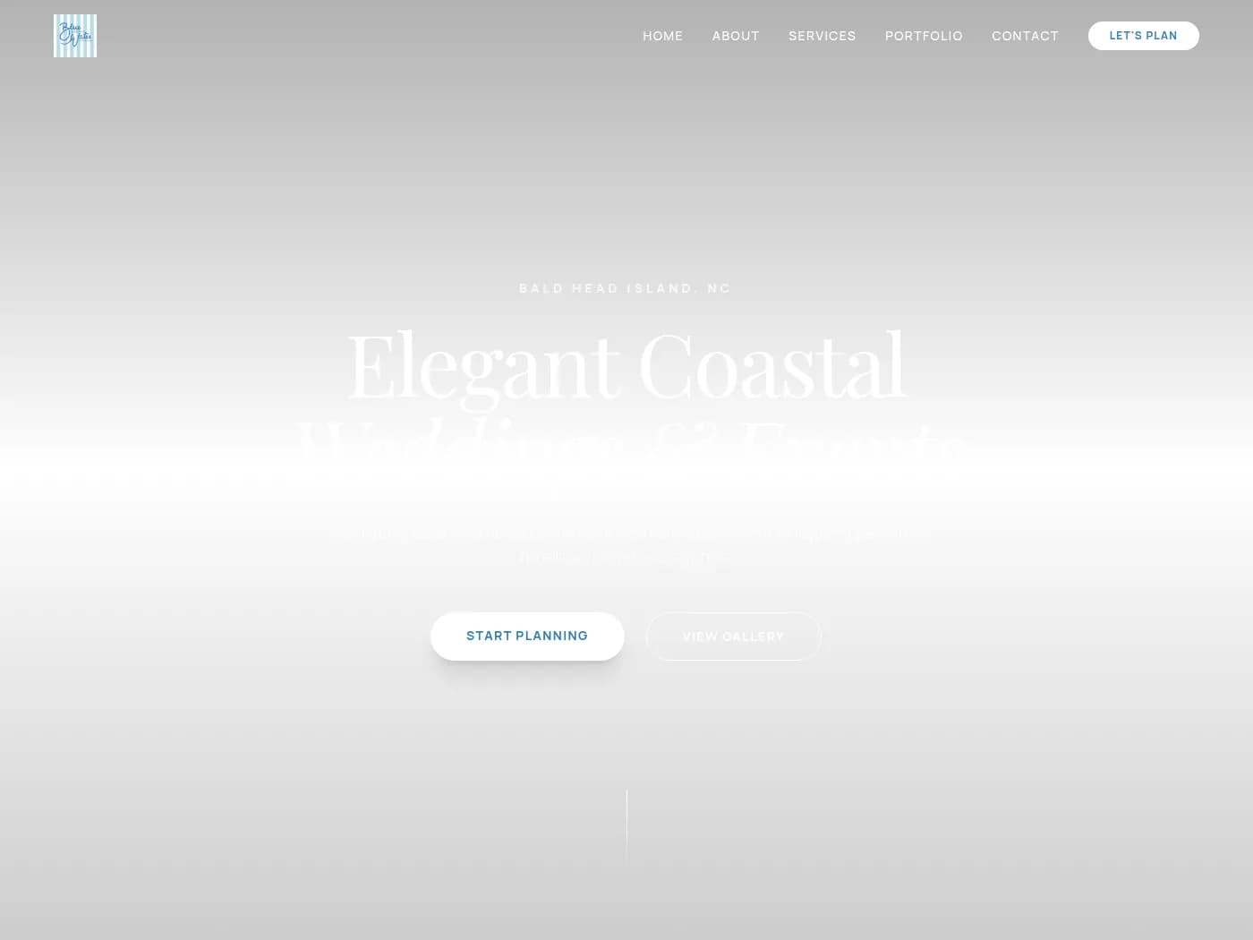 Blue Water Events Site