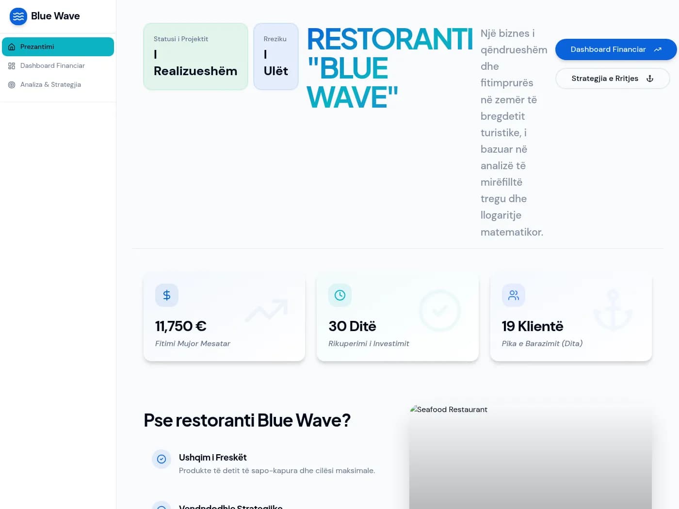 Blue Wave Analytics Portal