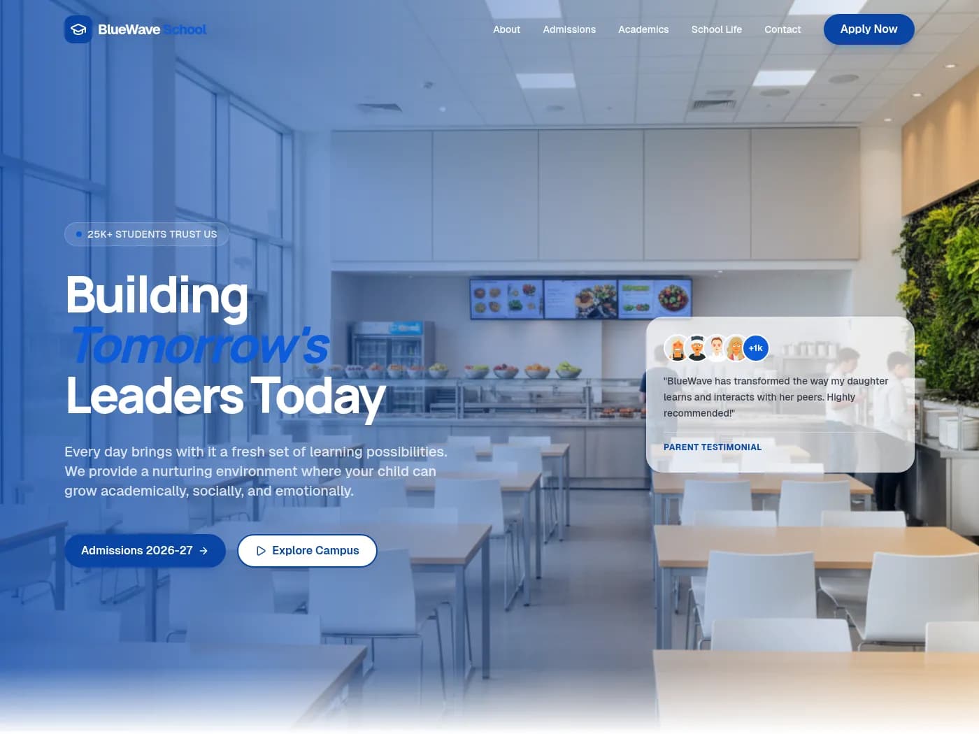 BlueWave School Site