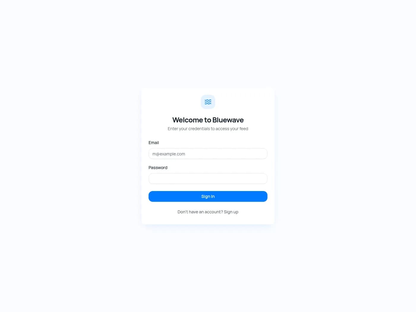 Bluewave Social Network