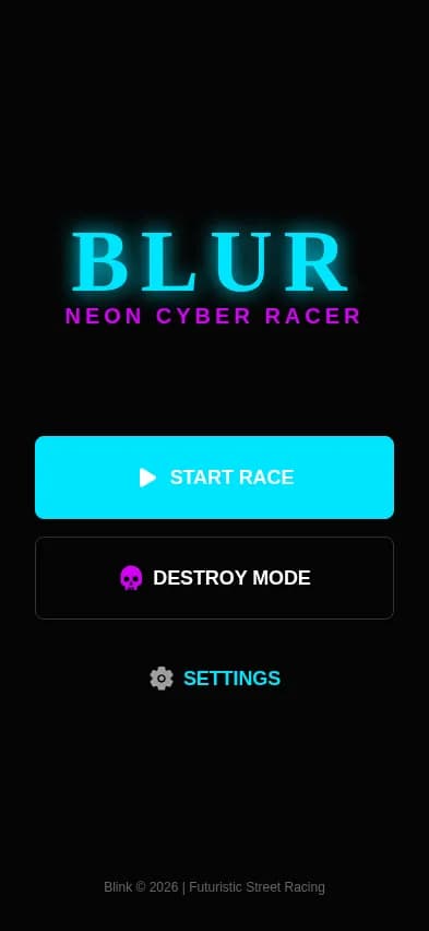 BLUR: Neon Cyber Racer