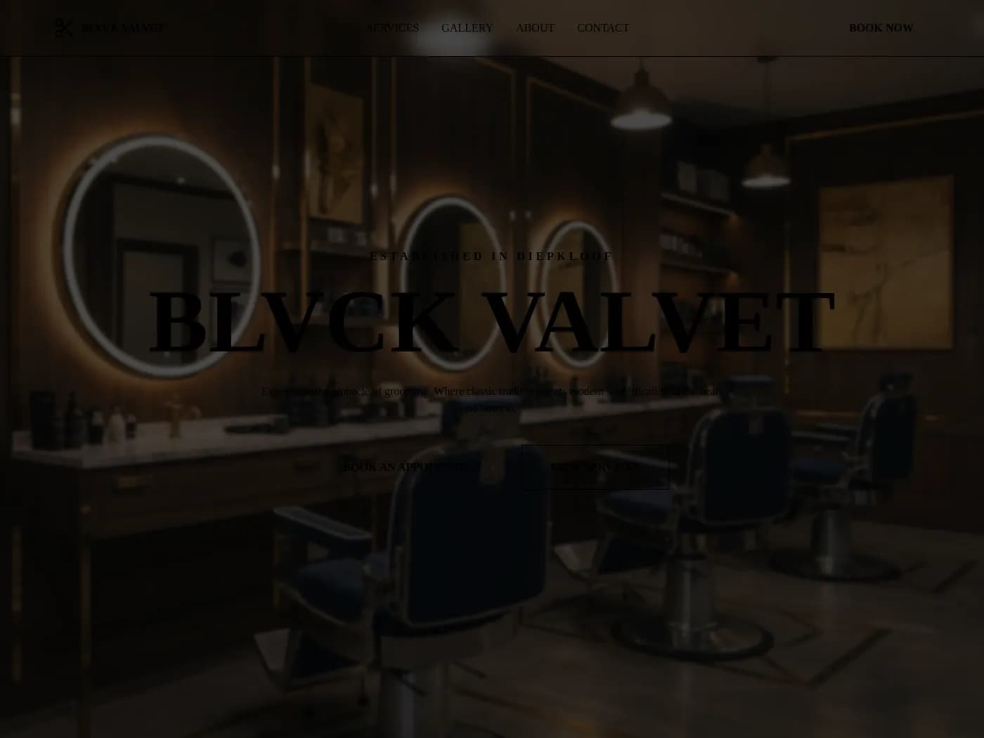 Blvck Valvet Website