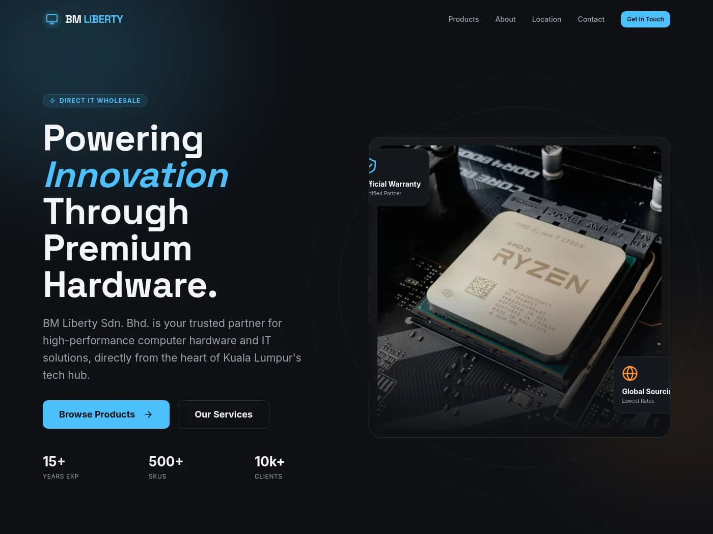 BM Liberty Company Site