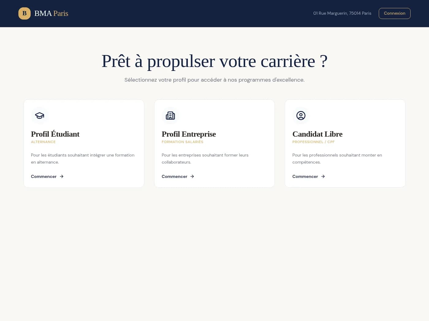BMA Paris Portal