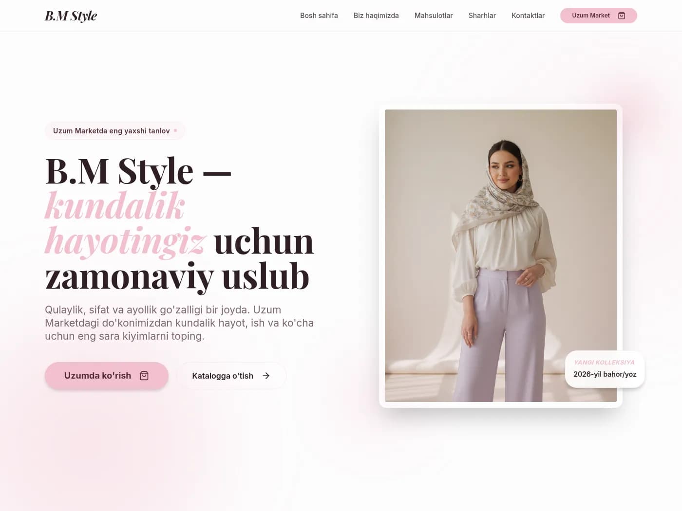B.M Style Web Showcase