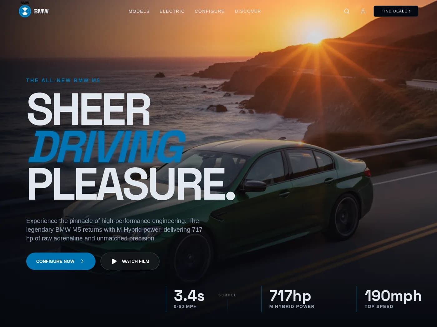 BMW Showcase Website