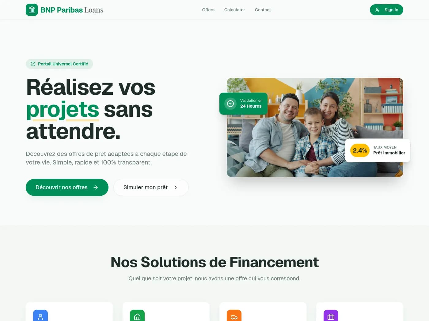 BNP Universal Loan Portal