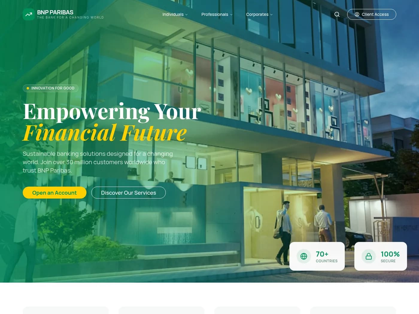BNP Paribas Web Portal