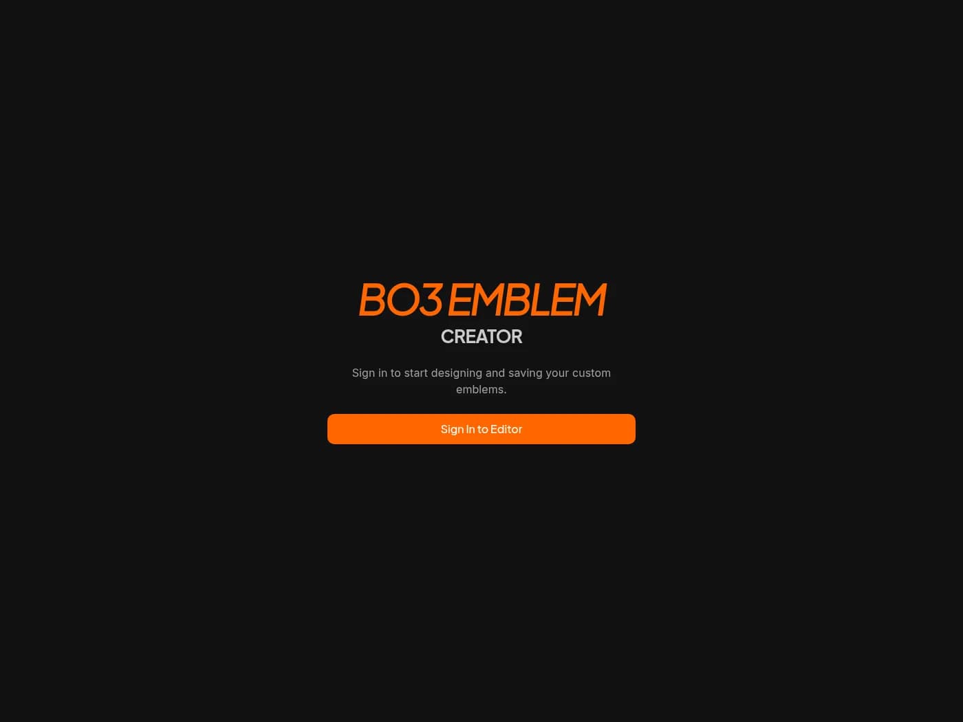 BO3 Emblem Creator