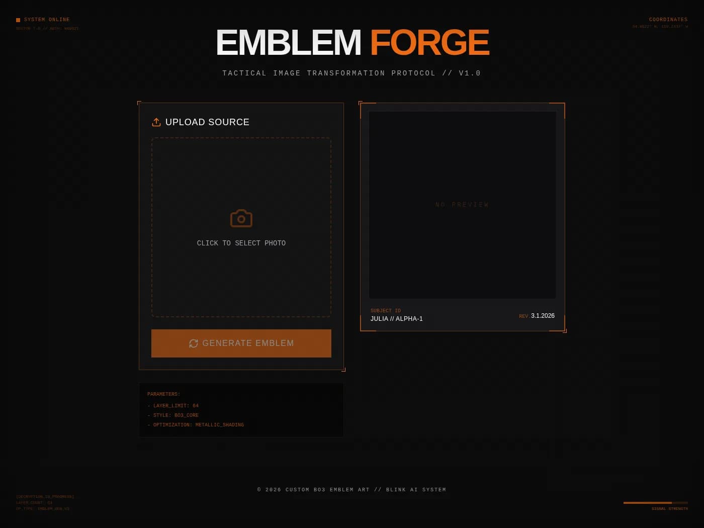 Custom BO3 Emblem Art