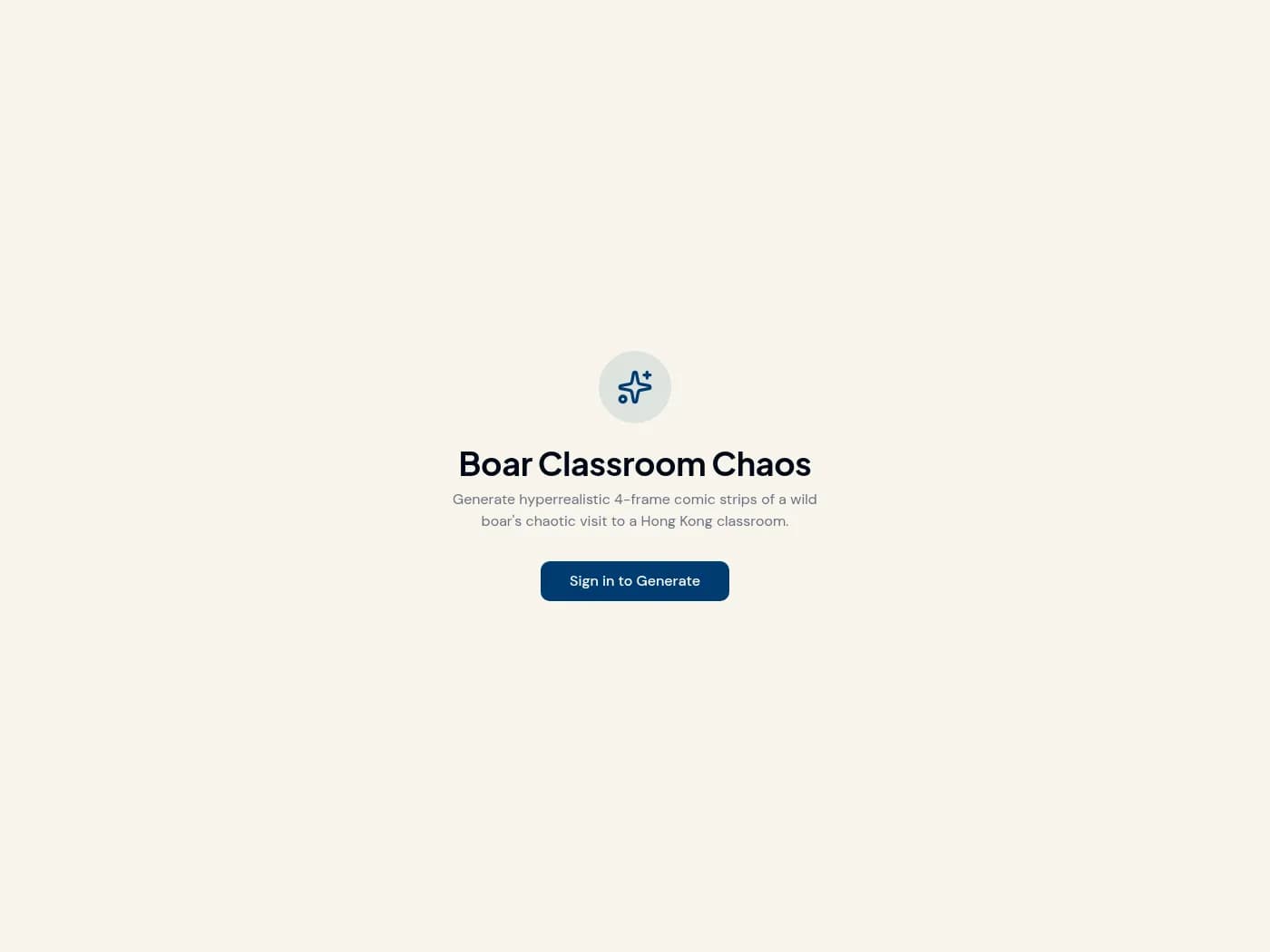 Boar Classroom Chaos