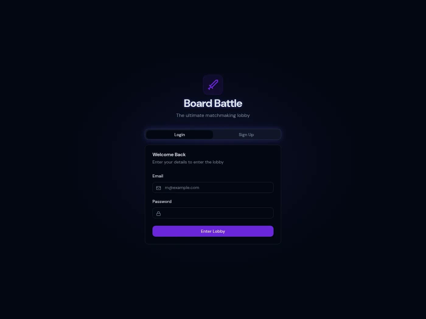 Board Battle Lobby