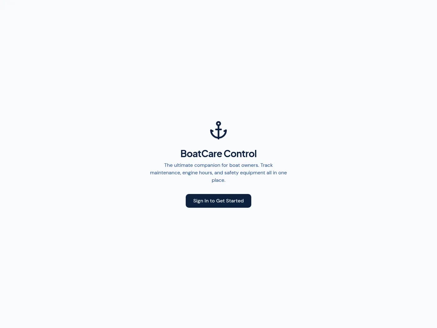 BoatCare Control App