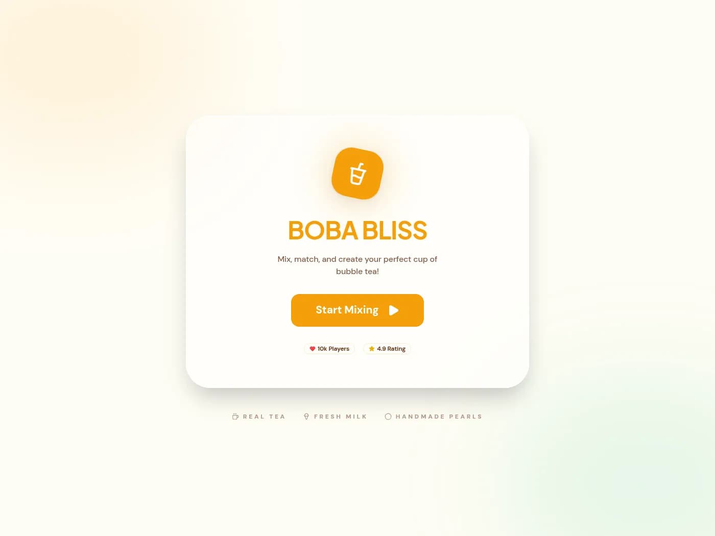 Boba Maker Game