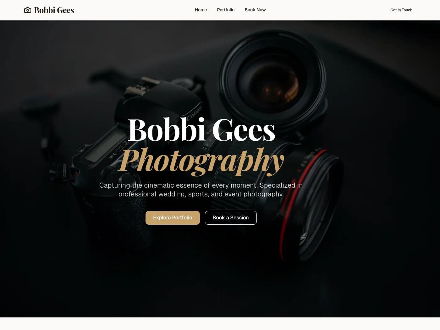 Bobbi Gees Photography Site