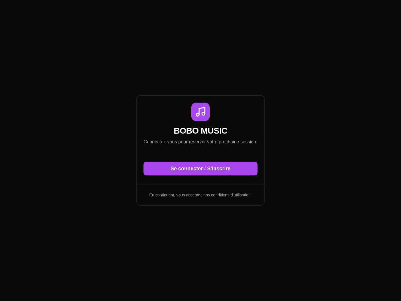 BOBO MUSIC Booking Site