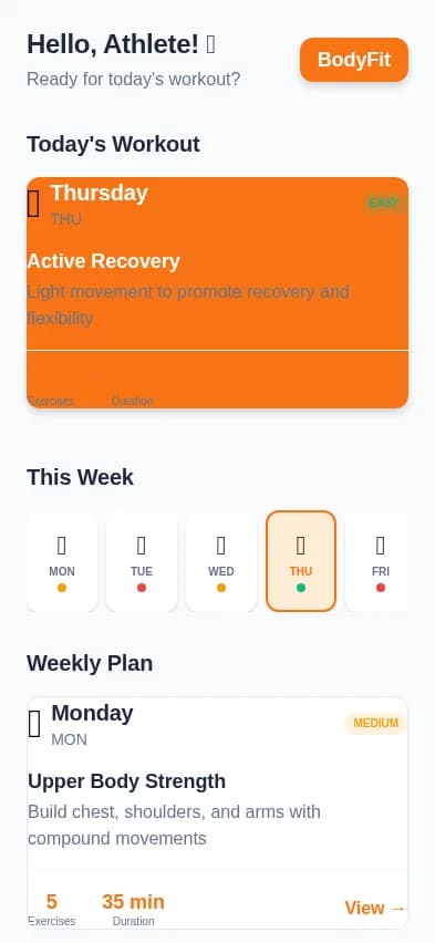 BodyFit Illustrated App
