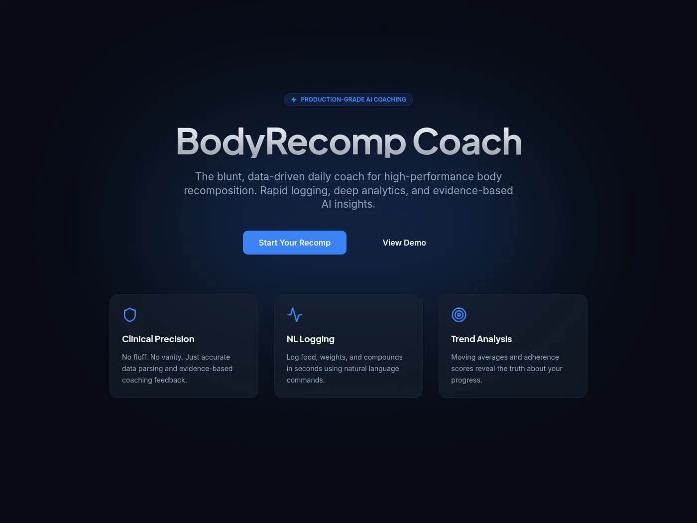 BodyRecomp Coach