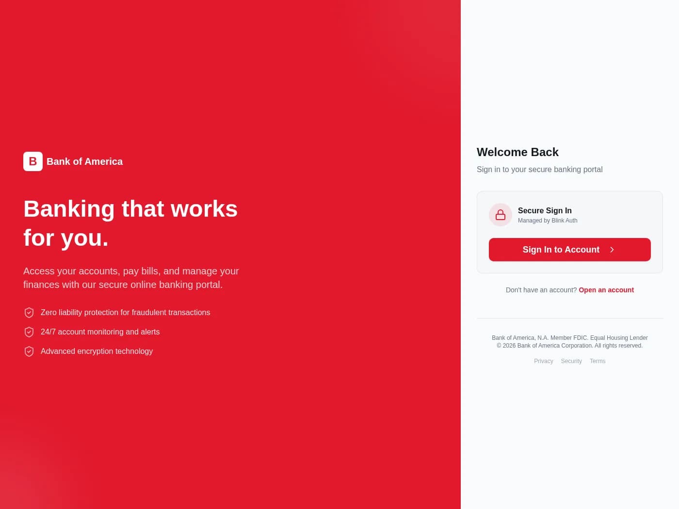 Banking Gateway Portal