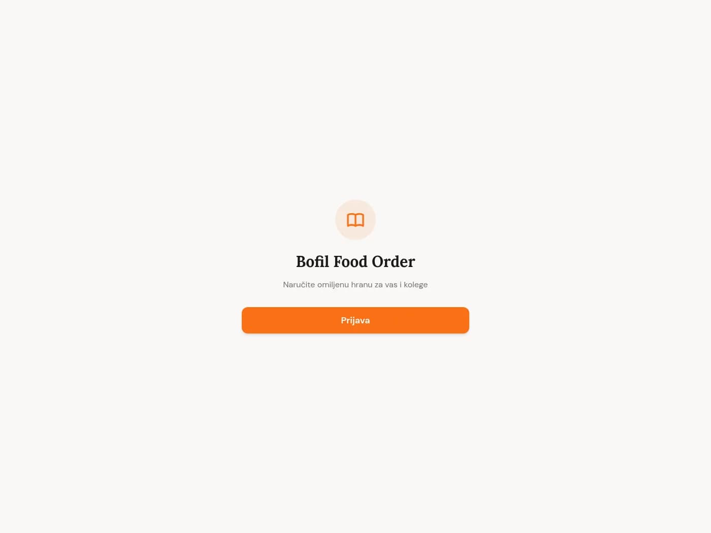Bofil Food Order App