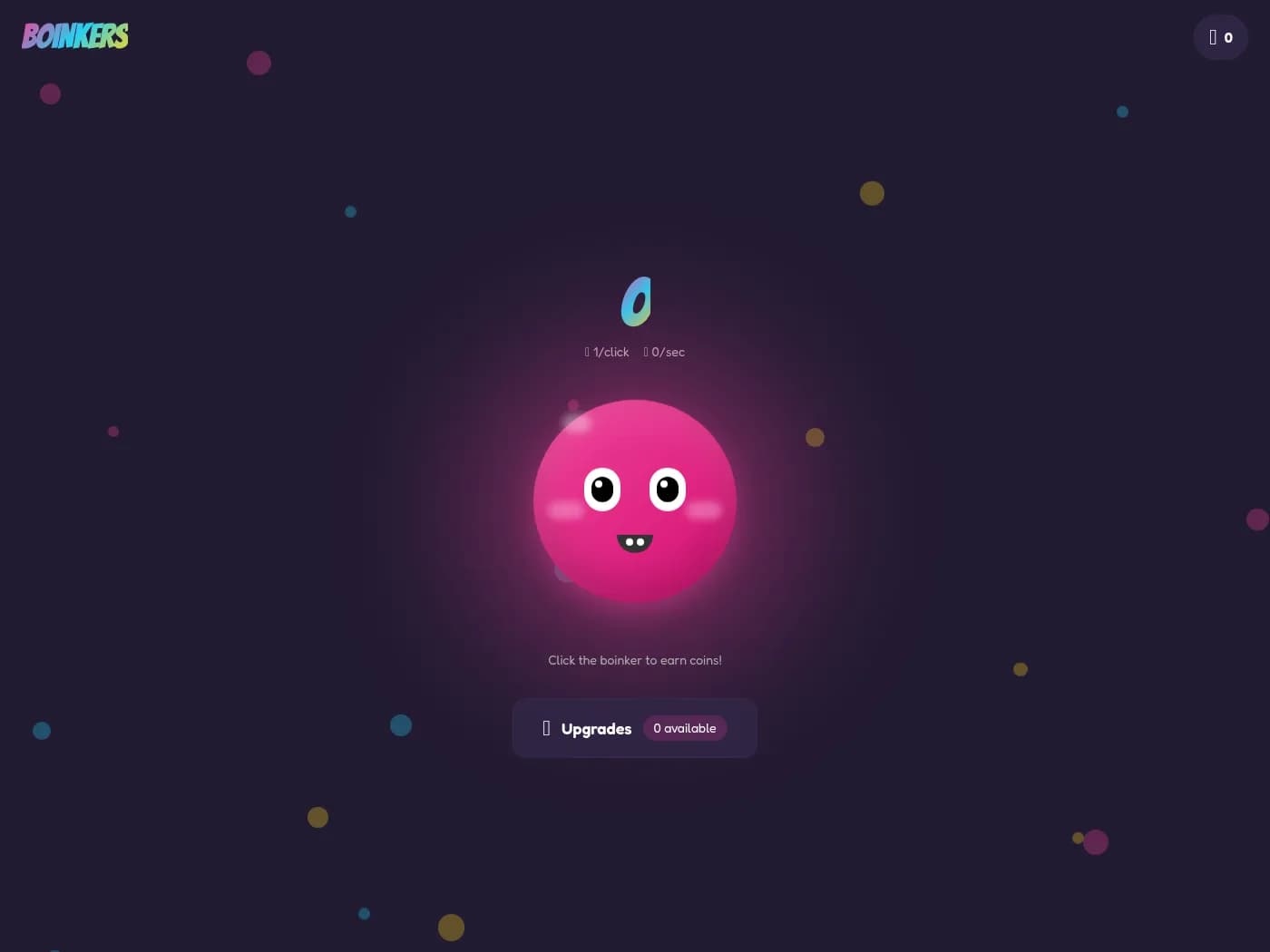 Boinkers Clicker Game