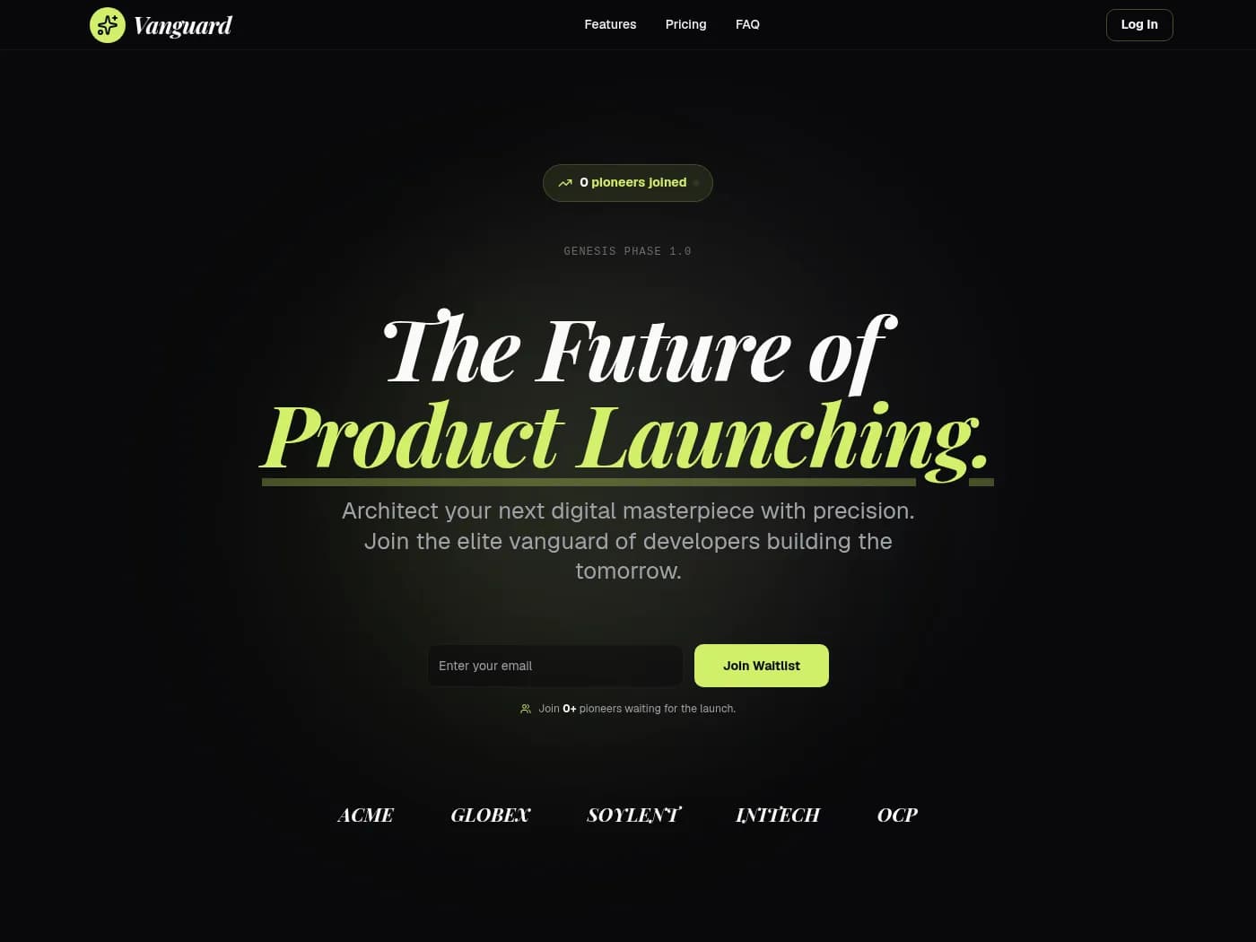 BoldLaunch Landing Page