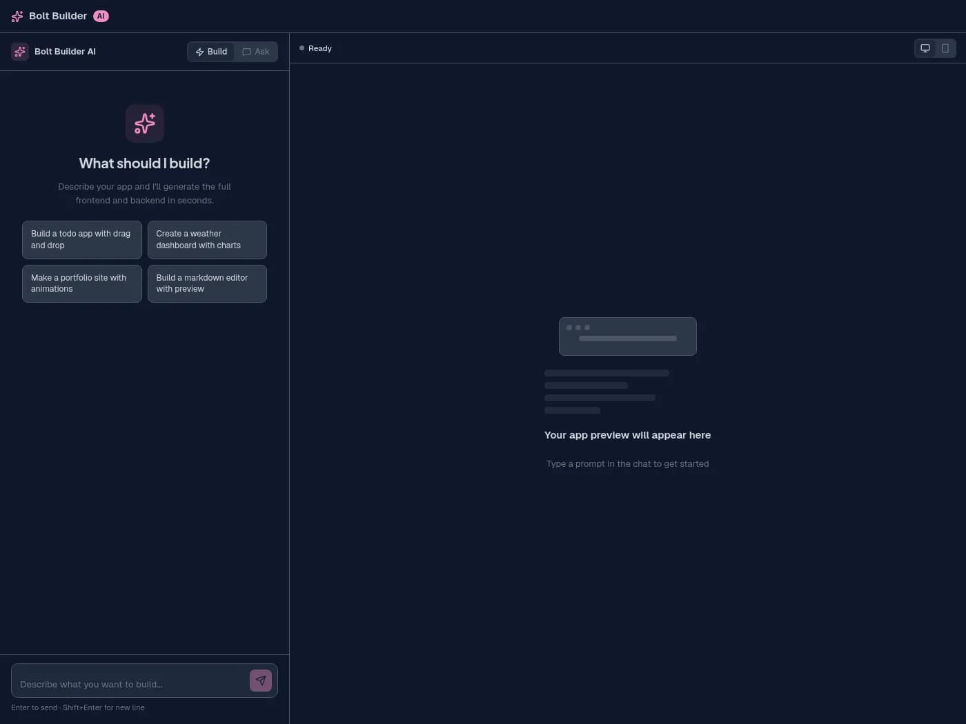 Bolt Builder AI