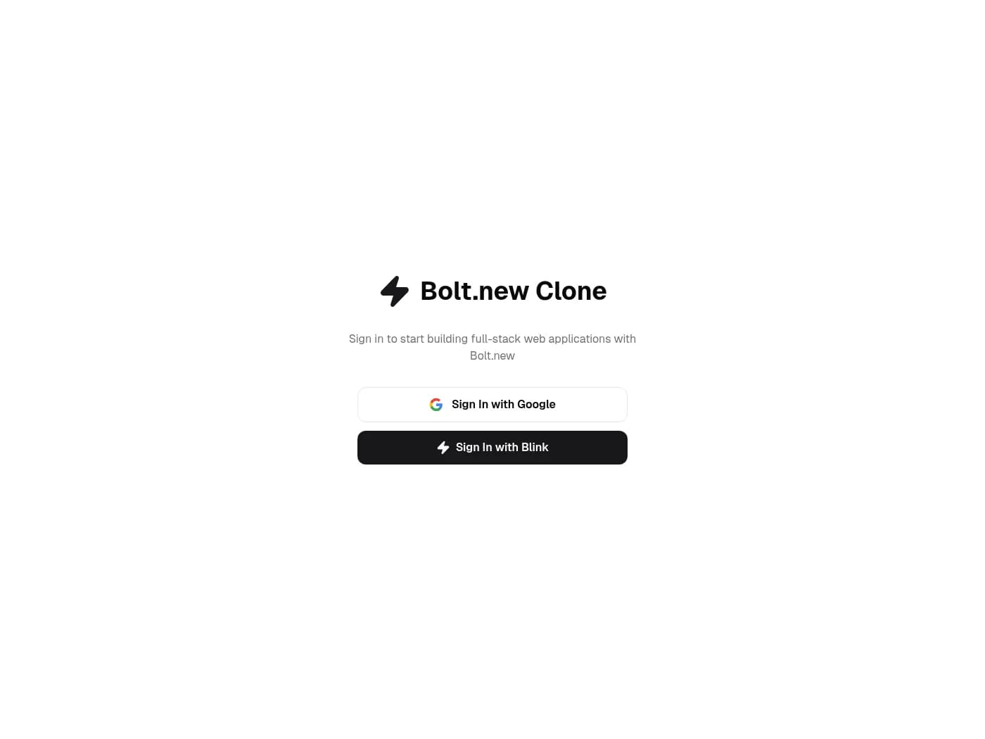 Bolt.New Clone