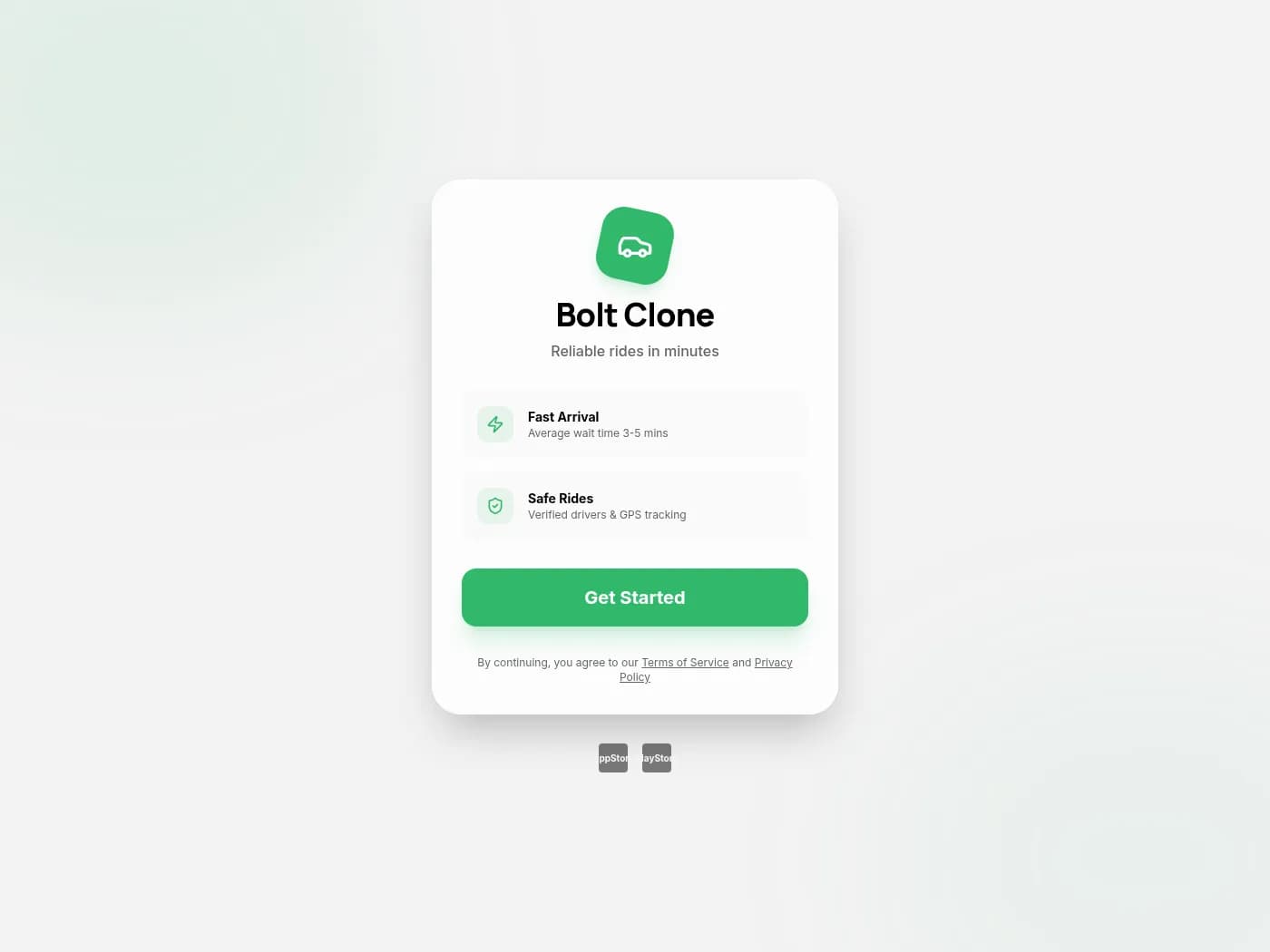 Bolt Ride Clone