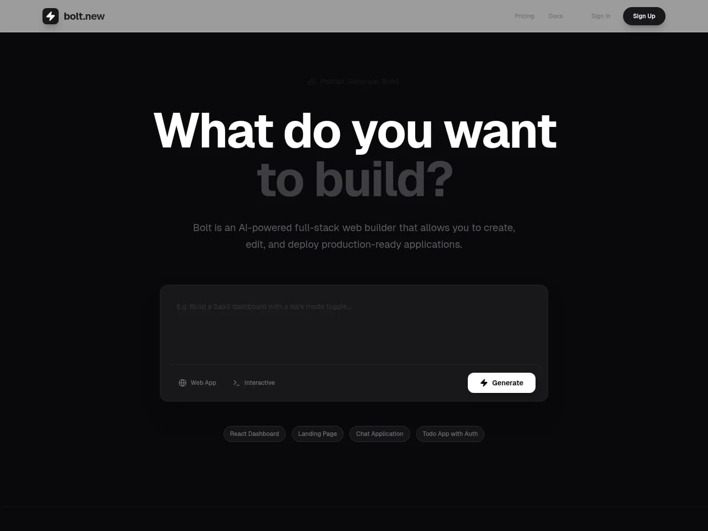 Bolt Web Builder