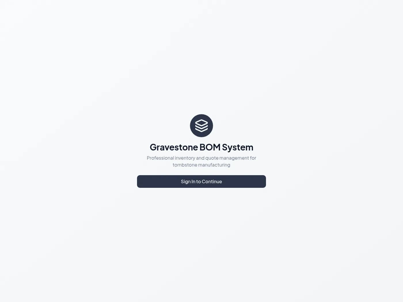 Gravestone BOM System
